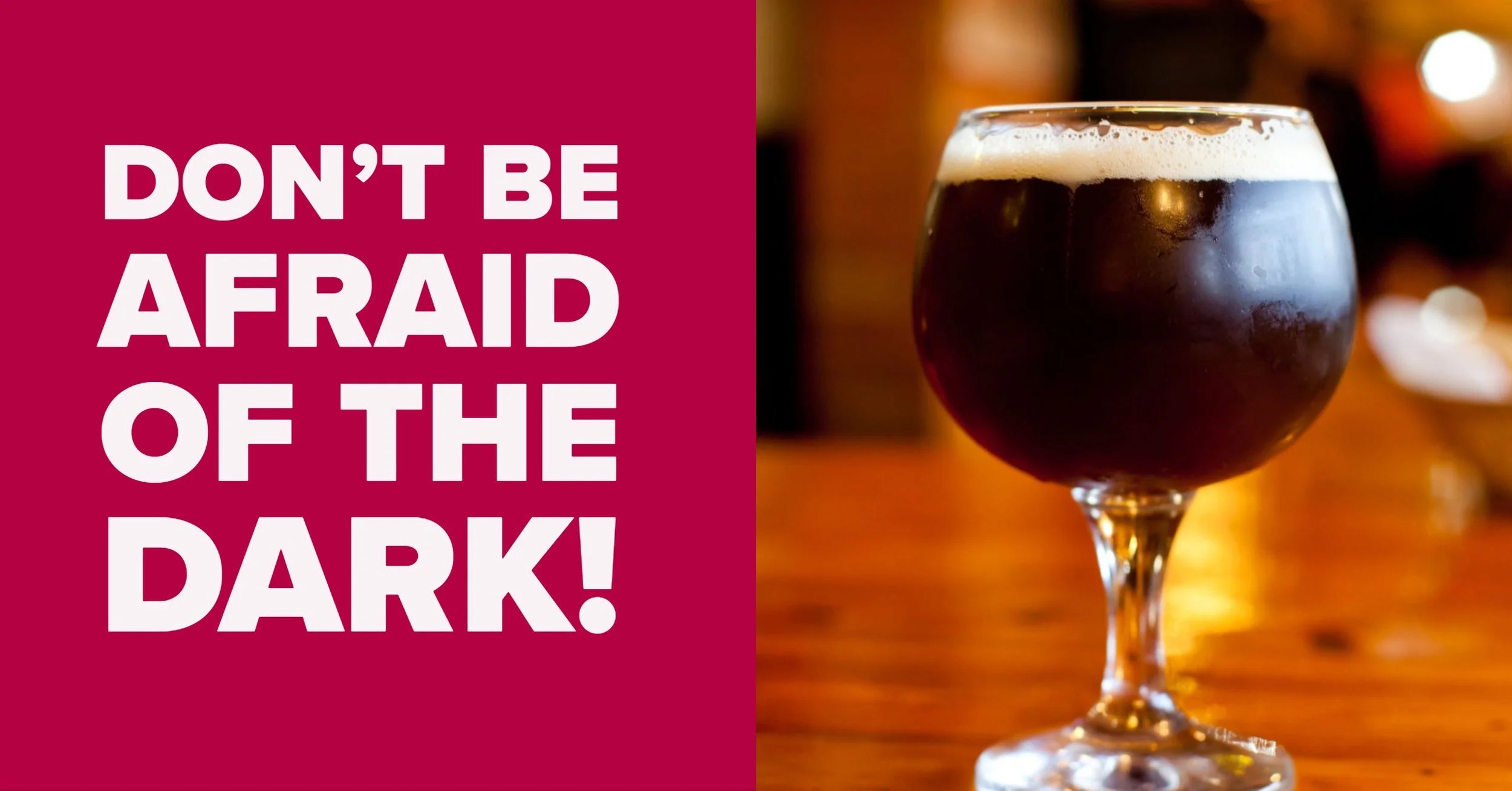 Don't Fear Dark Beer — Tapville Social