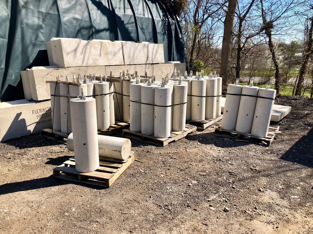 St Pete Lighted Concrete Bollards | Shelly Lighting