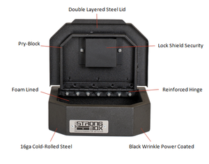 handgun safe boxes — BOSS StrongBox