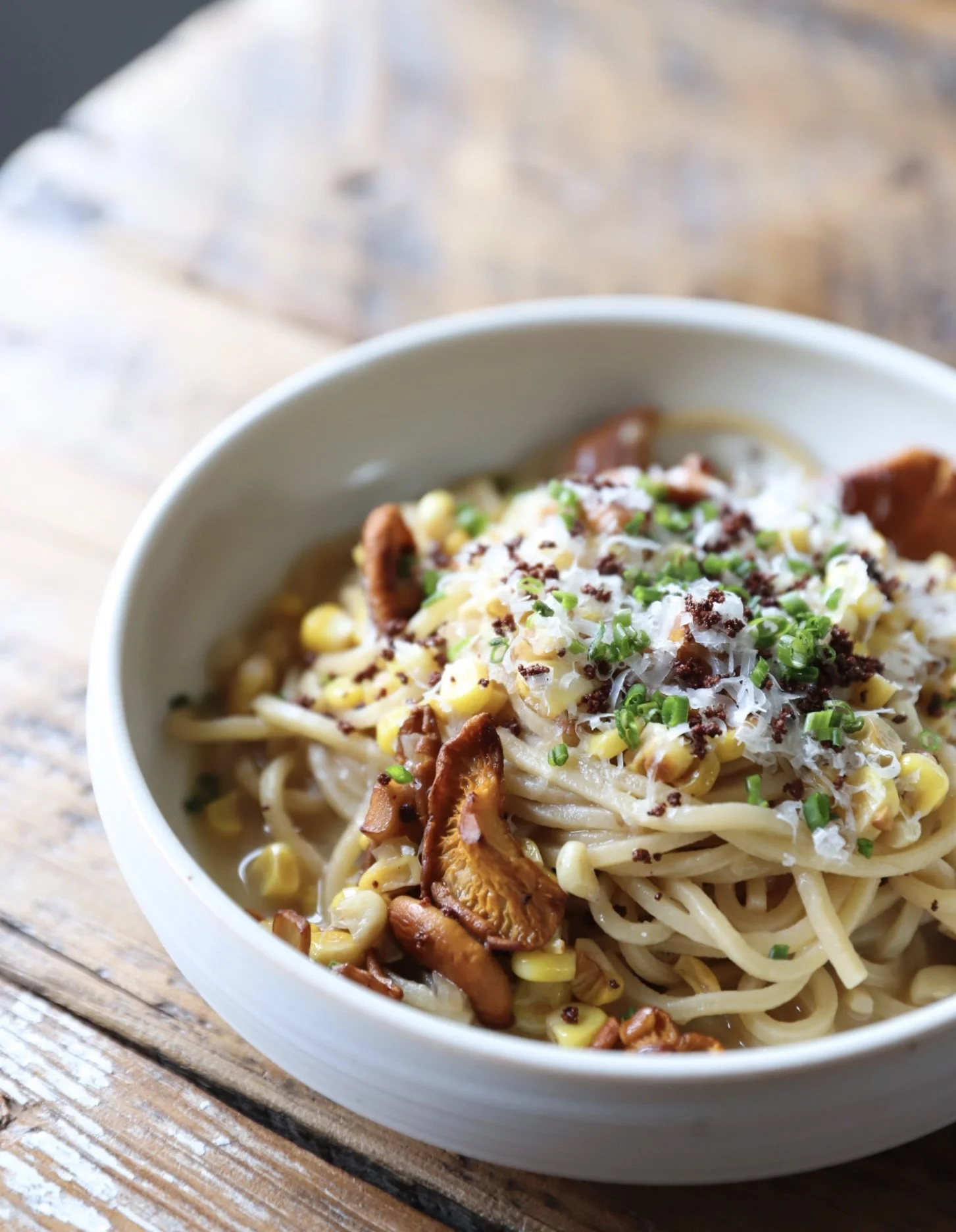 Chanterelles, Sweet Corn & Brown Butter — theartofeating