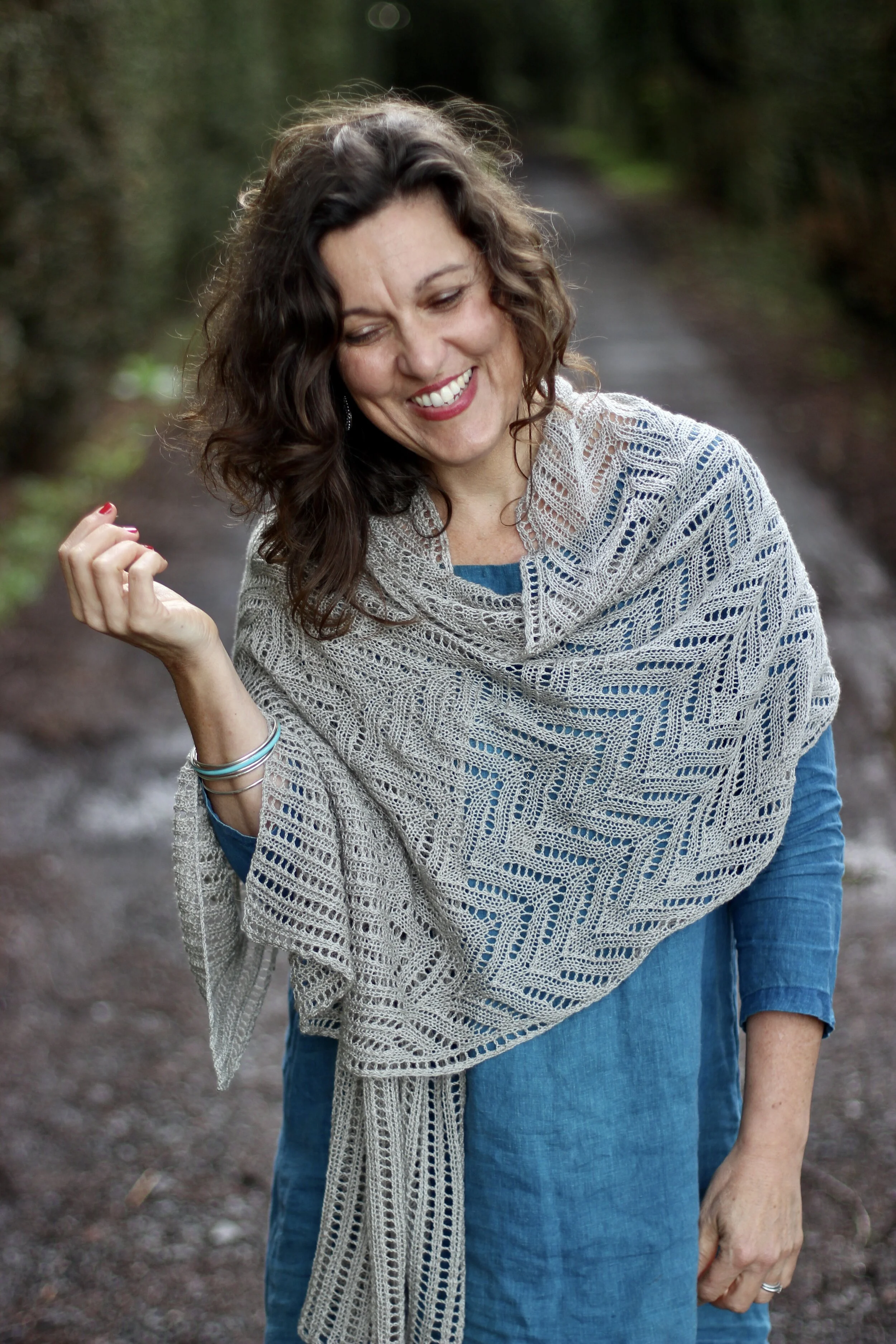 Veela Shawl - adjusting the size — Truly Myrtle