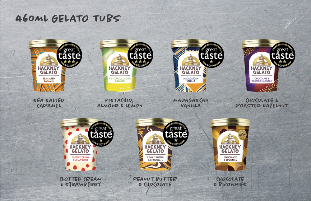 Trade Range | HACKNEY GELATO | Winner of 66 Great Taste Stars