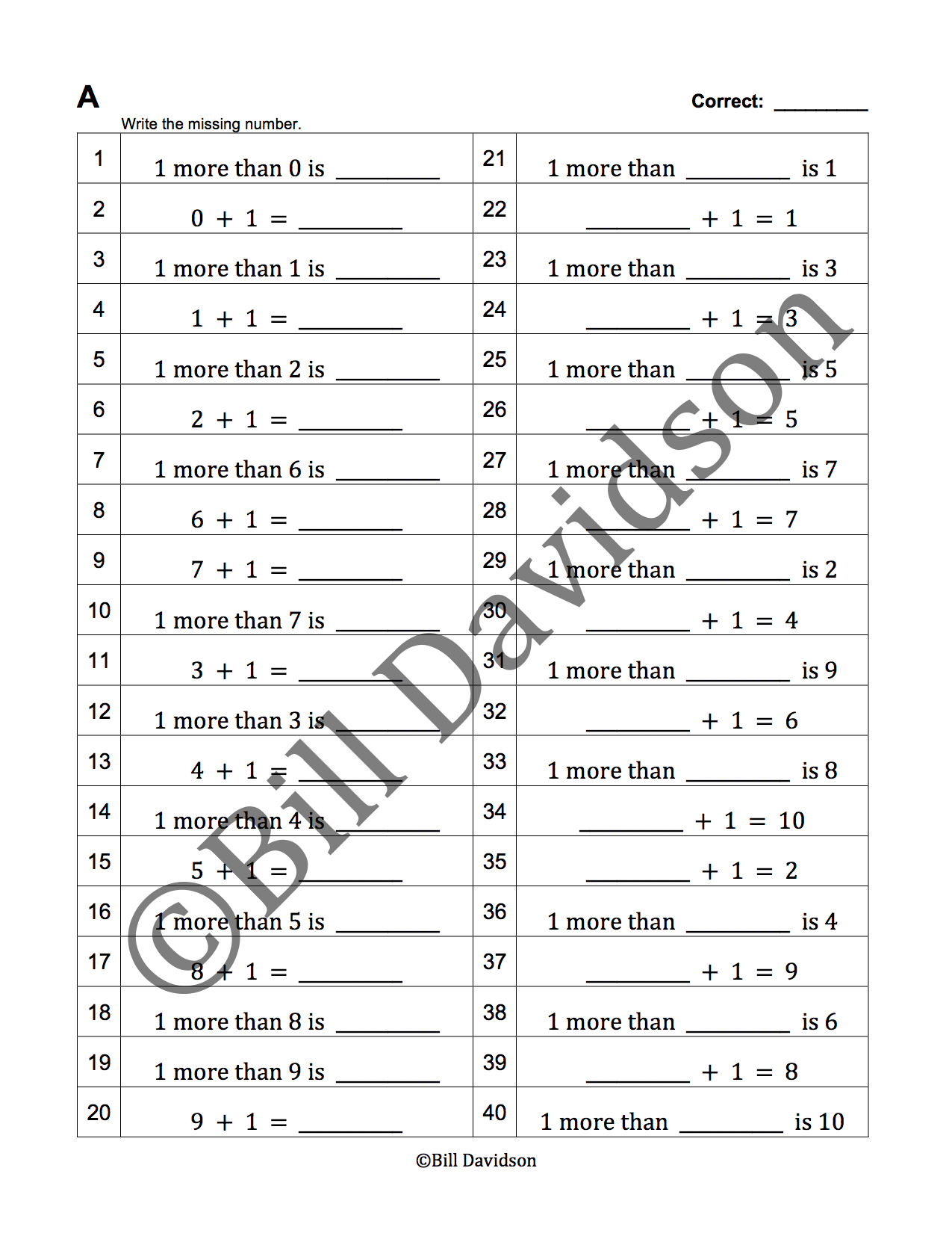 1 more than (5) — The Davidson Group