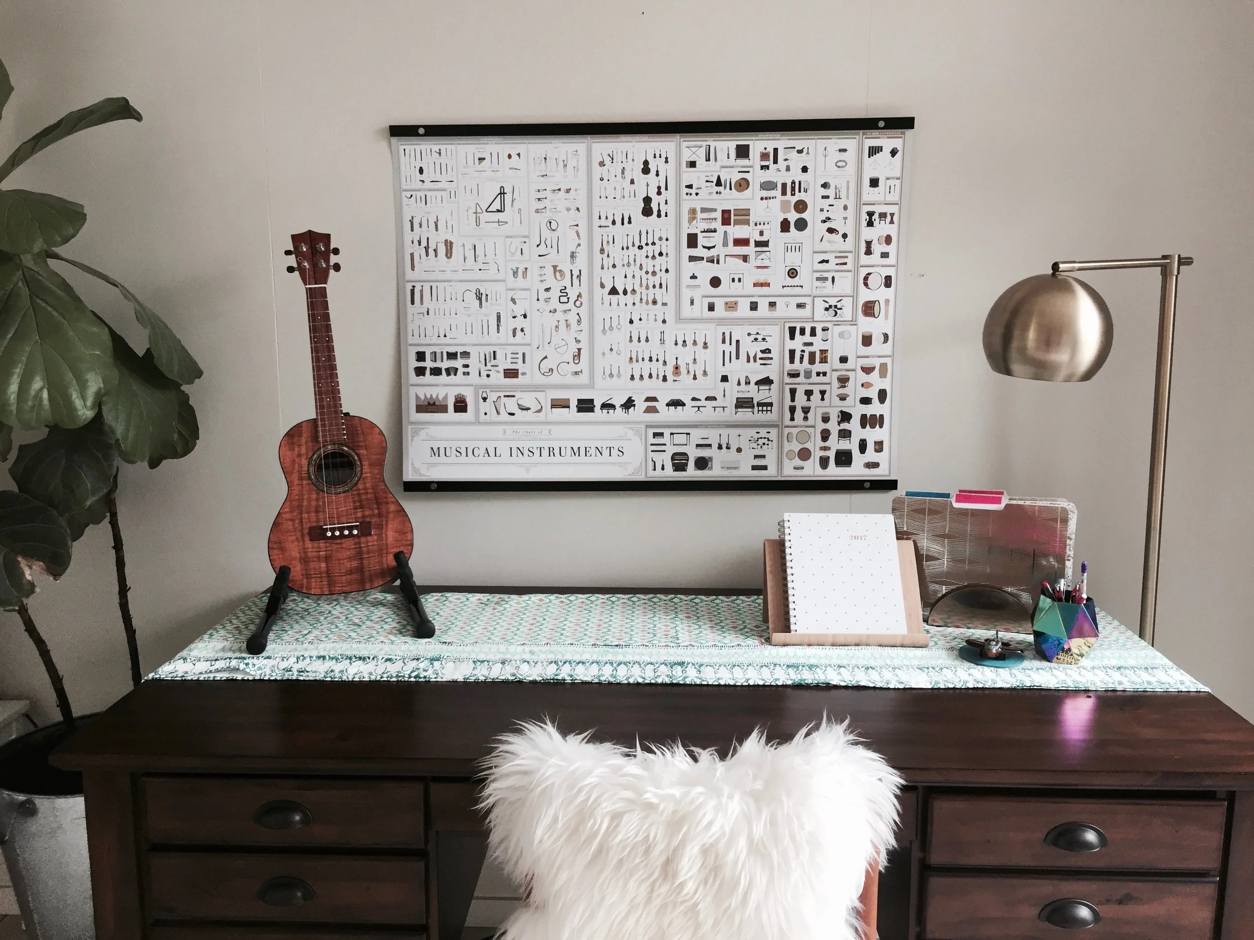 Incorporating Your Instrument into Your Decor — Musical Mama