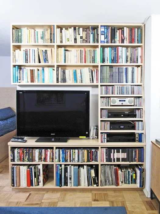 Custom Bookshelves with Ladders | NYC — Urban Homecraft