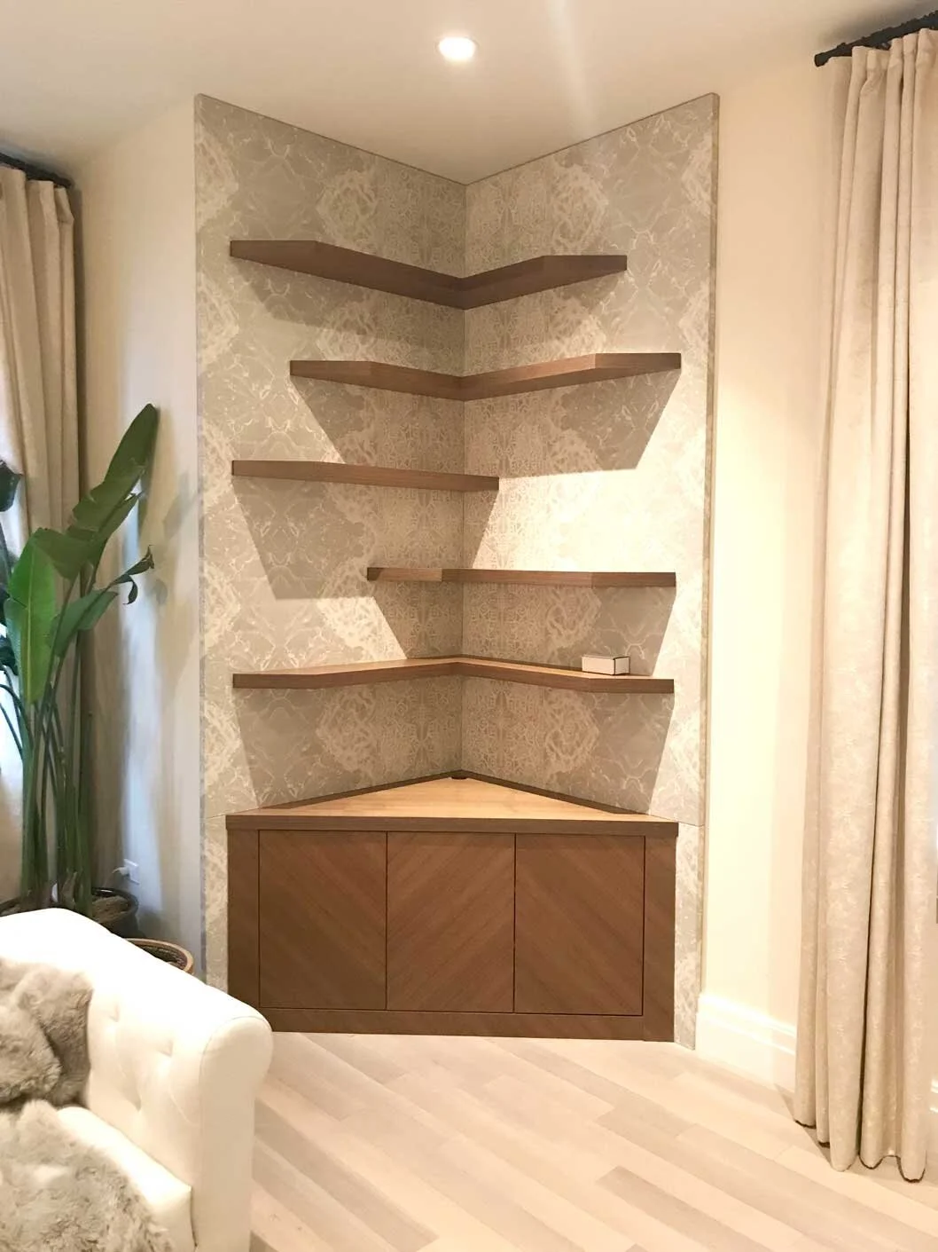 Custom Floating Wall Shelves, NYC — Urban Homecraft