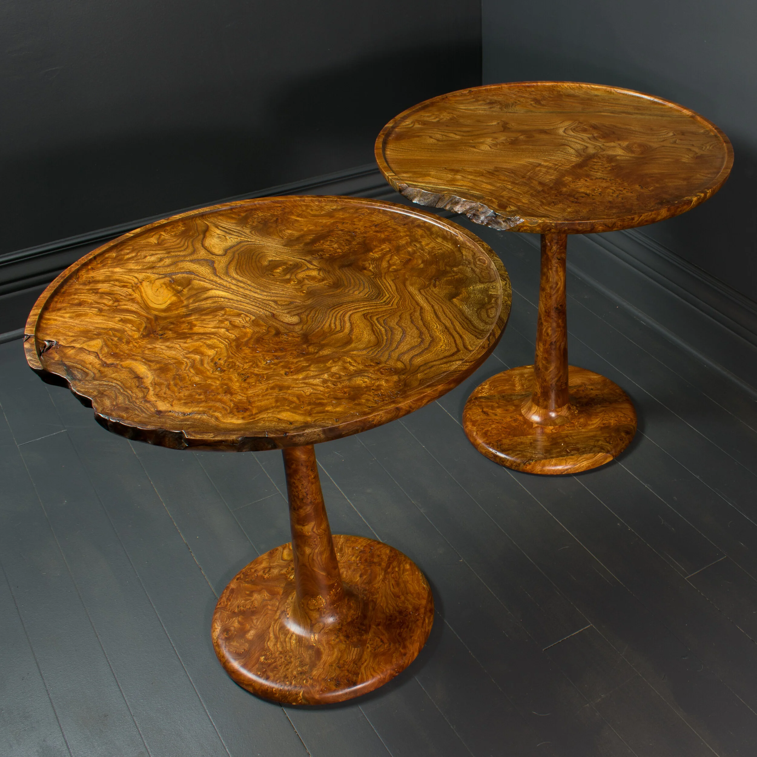 Elm Burl Moon Table — Austin Heitzman Furniture