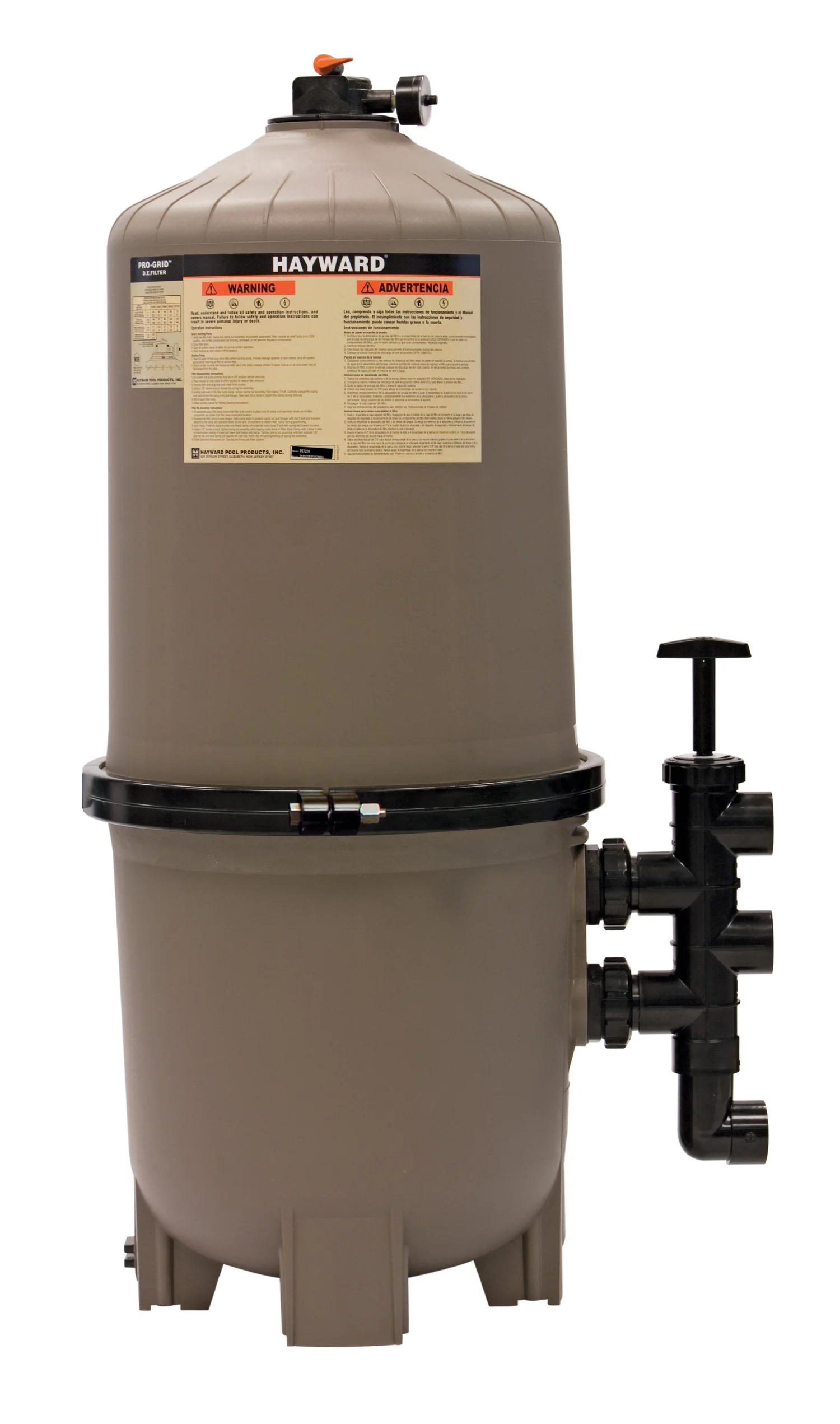 Hayward ProGrid Vertical DE Grid Pool Filter | Browning Pools