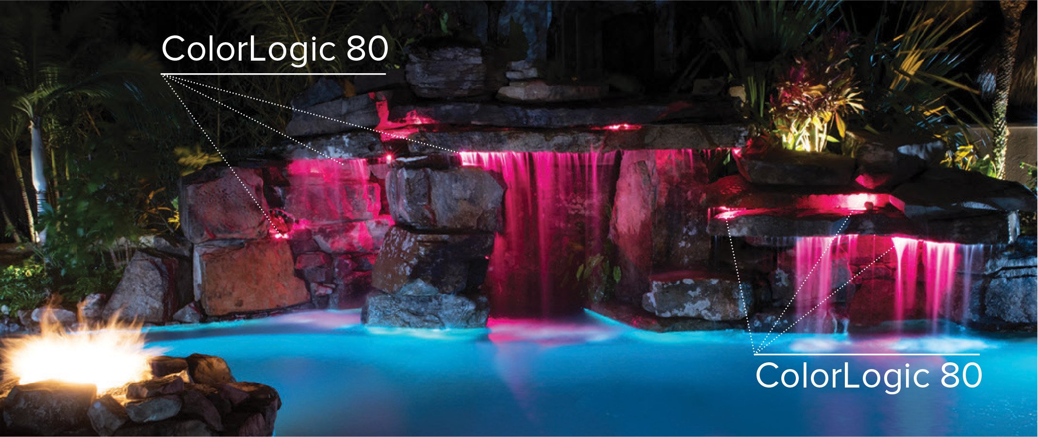 ColorLogic 80 LED Pool & Landscape Lights | Browning Pools