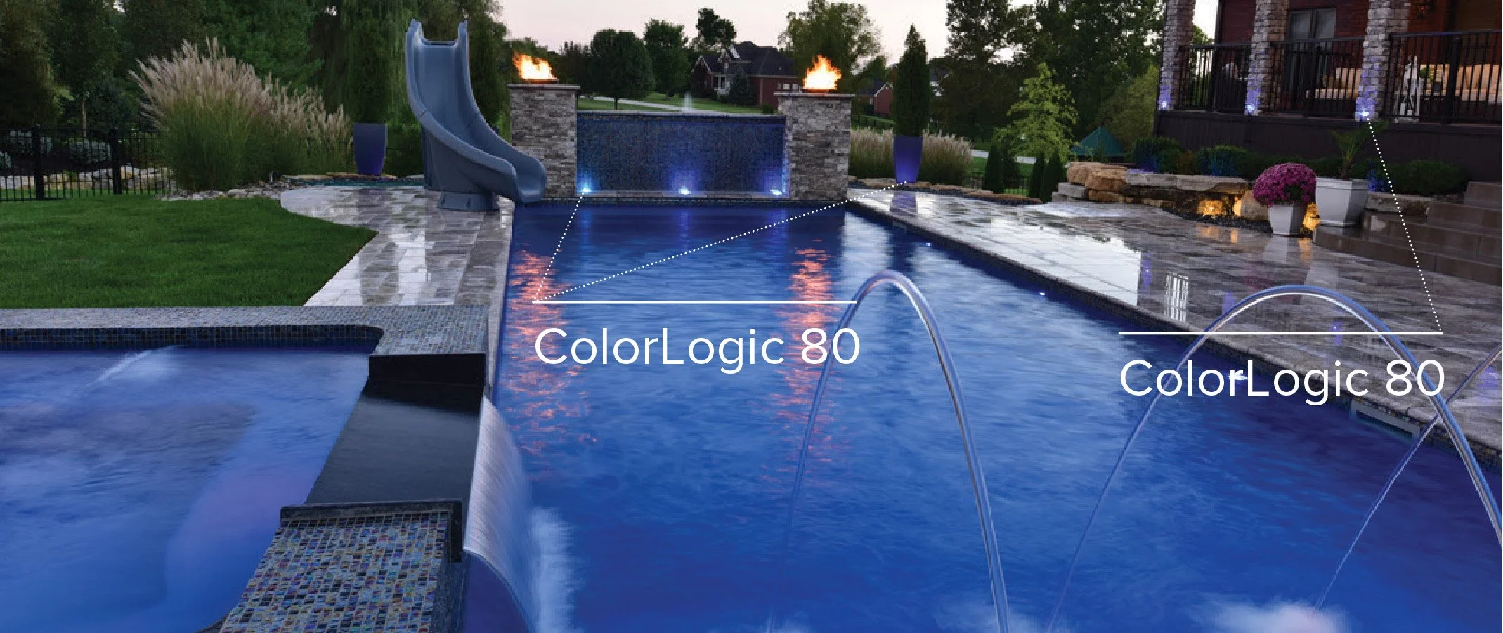 ColorLogic 80 LED Pool & Landscape Lights | Browning Pools