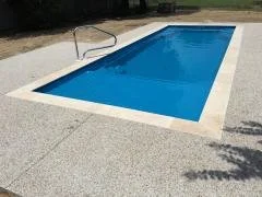 Outback Lounger Fiberglass Pool | Browning Pools & Spas