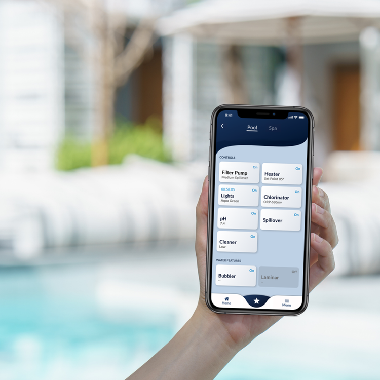 OmniHub Smart Pool & Spa Control | Browning Pools