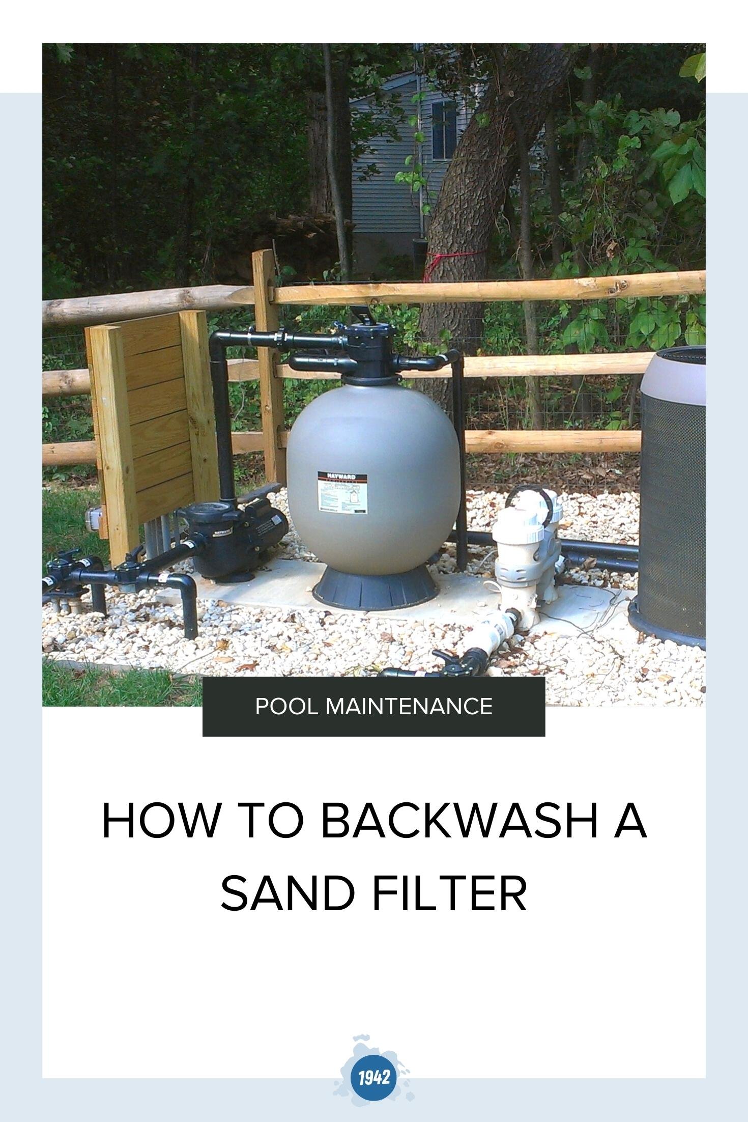 How to Backwash a Sand Filter | Browning Pools