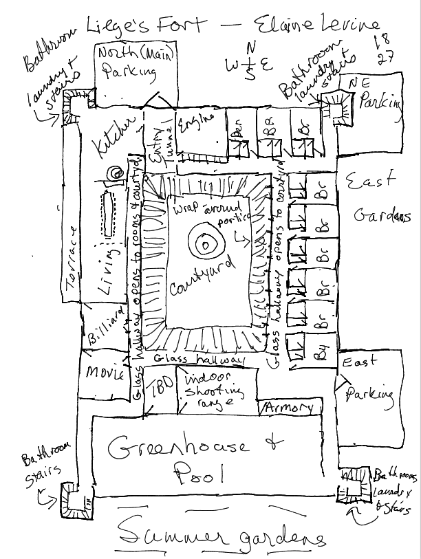 The Fort's Floor Plan--1st and 2nd Floors — Elaine Levine