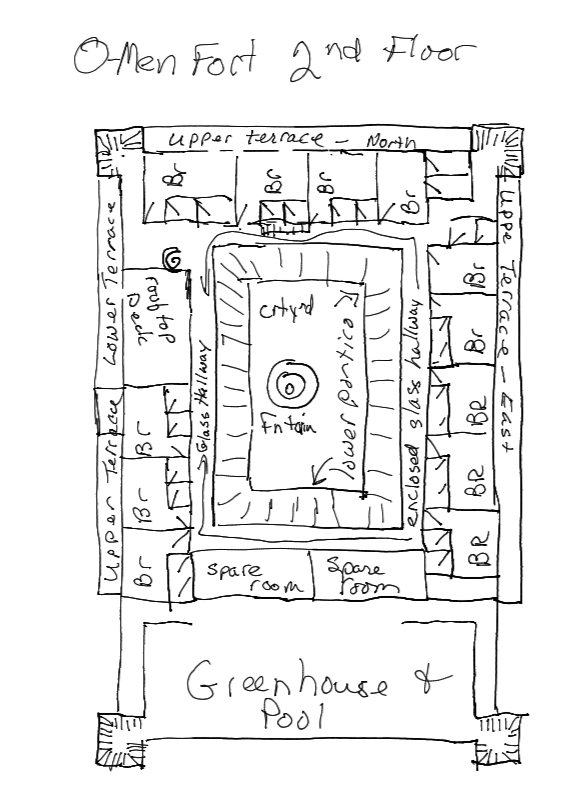 The Fort's Floor Plan--1st and 2nd Floors — Elaine Levine