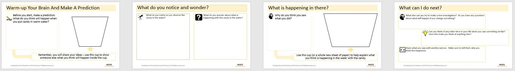 Virtual Science Education Elementary Science Matter — Phenomena for NGSS
