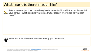 Science Is For Everyone Music Can Bring Us Together — Phenomena for NGSS