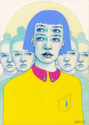 Illustration of Natalie Foss — DESIGNCOLLECTOR