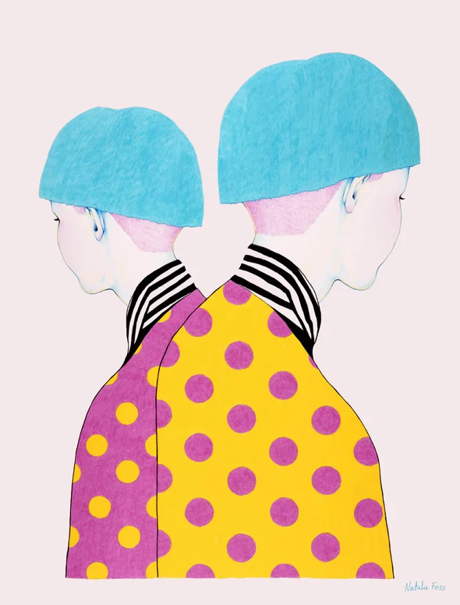 Illustration of Natalie Foss — DESIGNCOLLECTOR