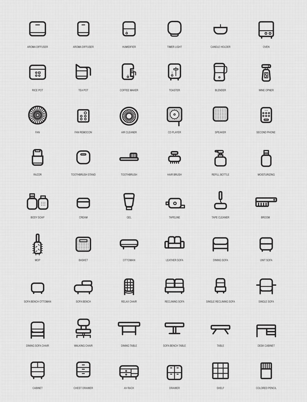 Tiny Icons by Yunjung Seo — DESIGNCOLLECTOR