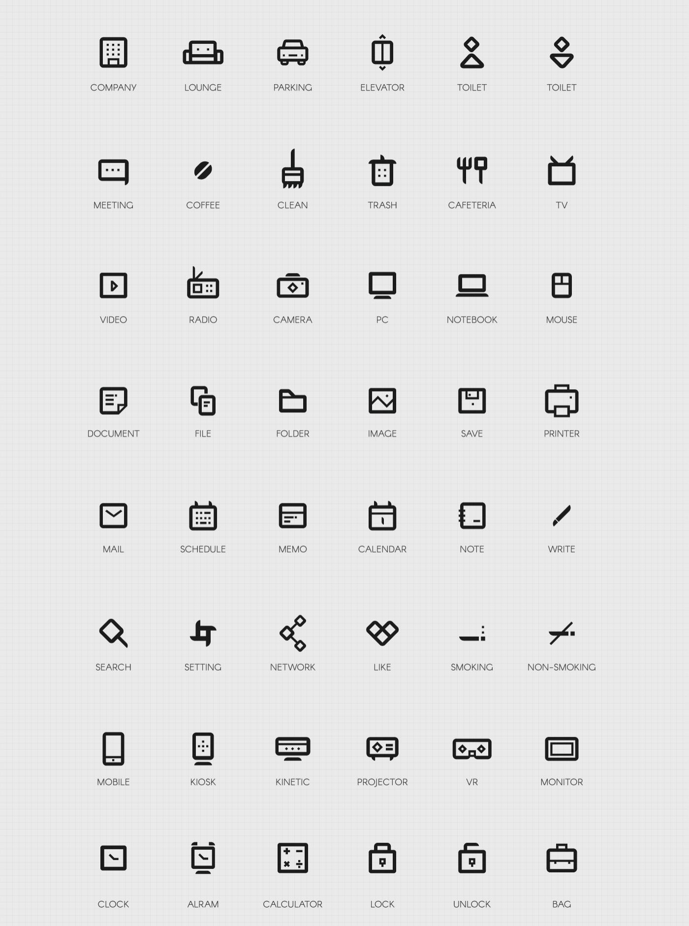 Tiny Icons by Yunjung Seo — DESIGNCOLLECTOR