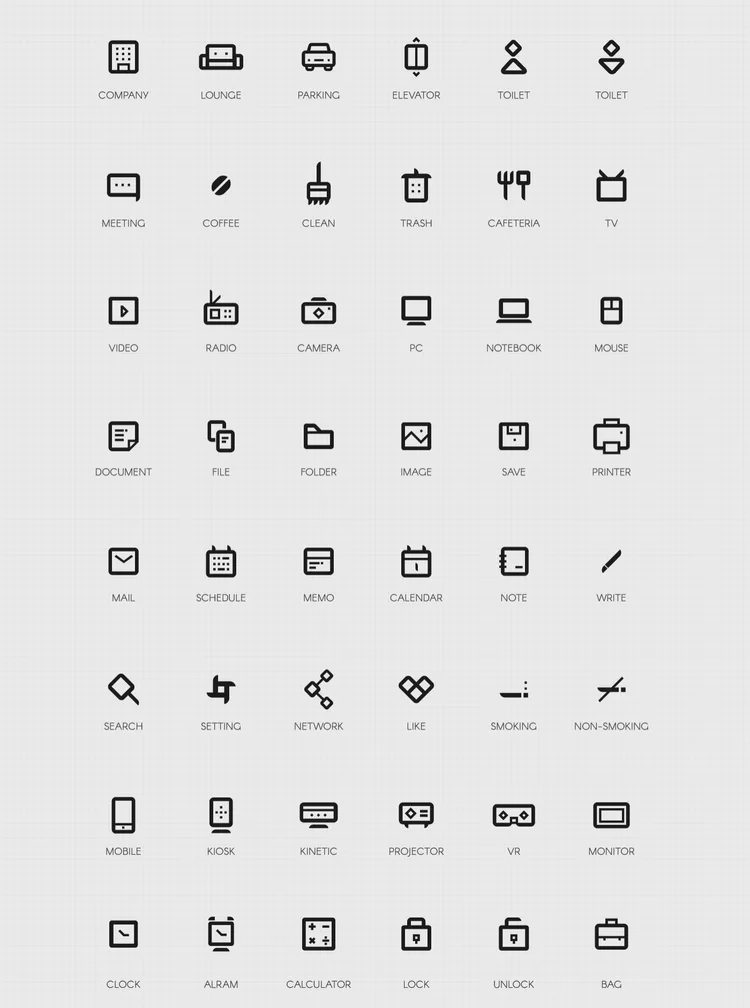 Tiny Icons by Yunjung Seo — DESIGNCOLLECTOR
