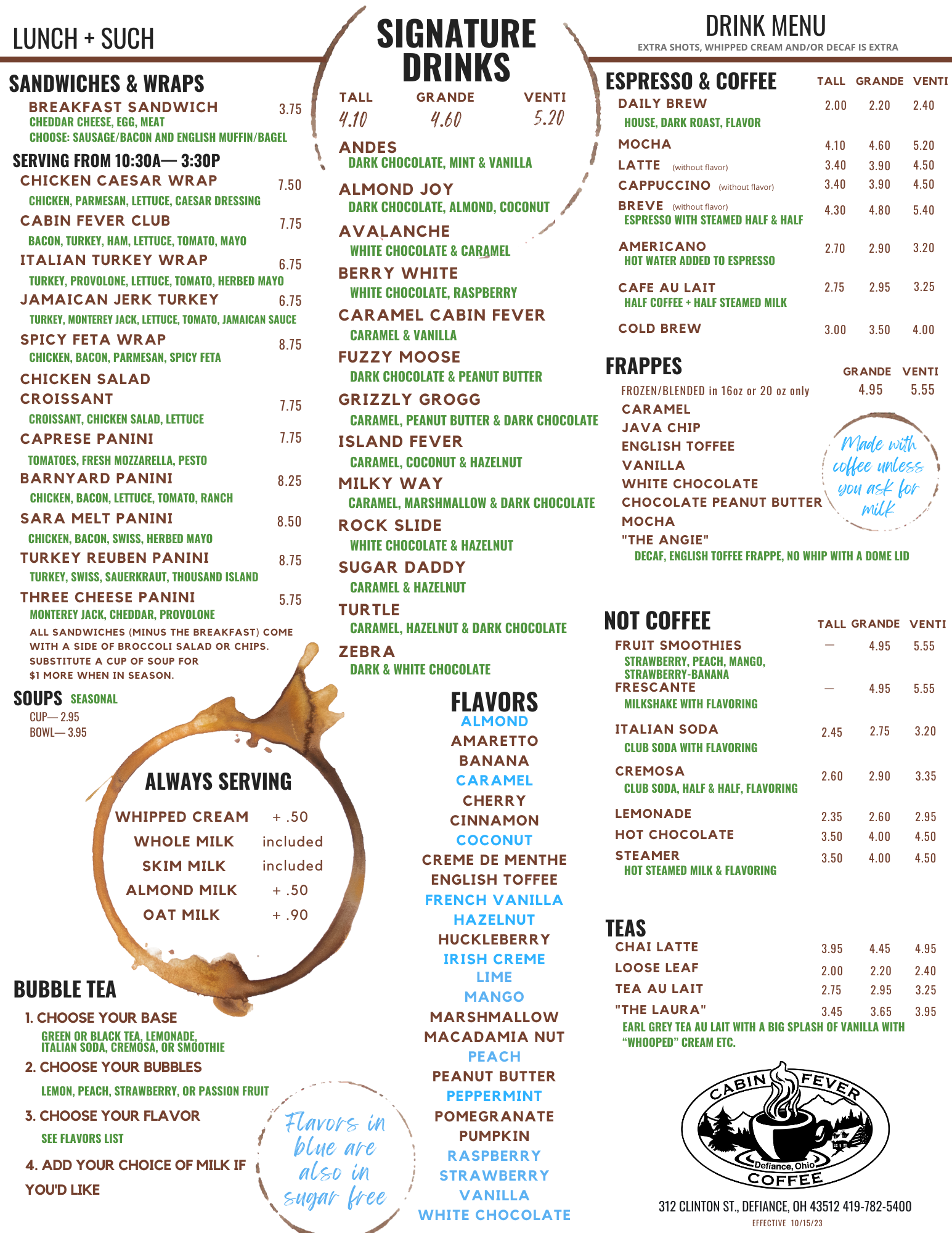 Downtown Cabin Fever Coffee — CABIN FEVER COFFEE