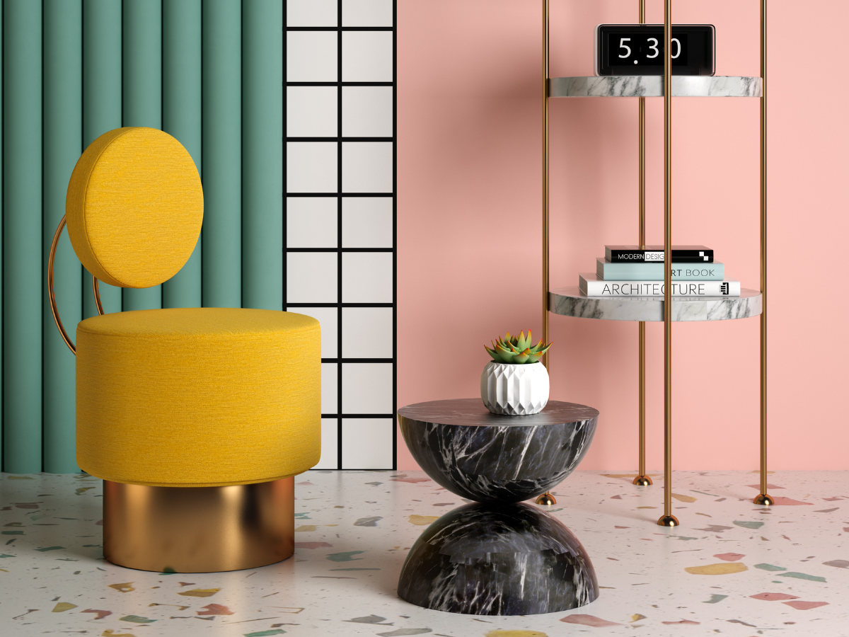 What are the 4 Elements of Memphis Modern Interior Design Movement ...