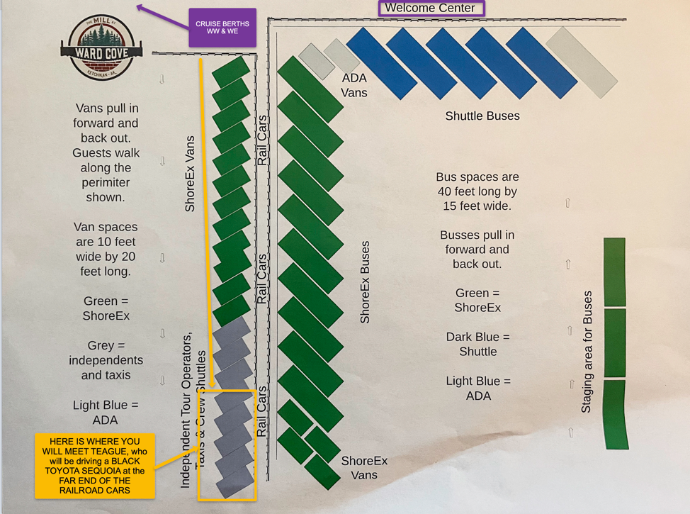 Ward Cove Port Meeting Directions — Ketchikan Guided Hiking Tours