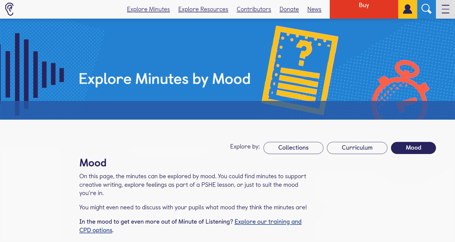 Minute of Listening – an amazing free resource - Topsy Page