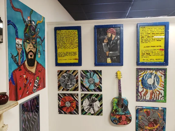 Exhibition of mixed-media art by Adrian Collazo — Gallery on Main