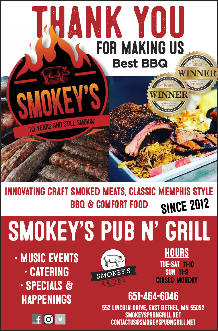 Eat & Drink — Smokey's Pub N' Grill