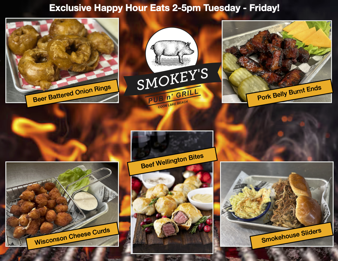 Eat - Drink - Takeout — Smokey's Pub N' Grill