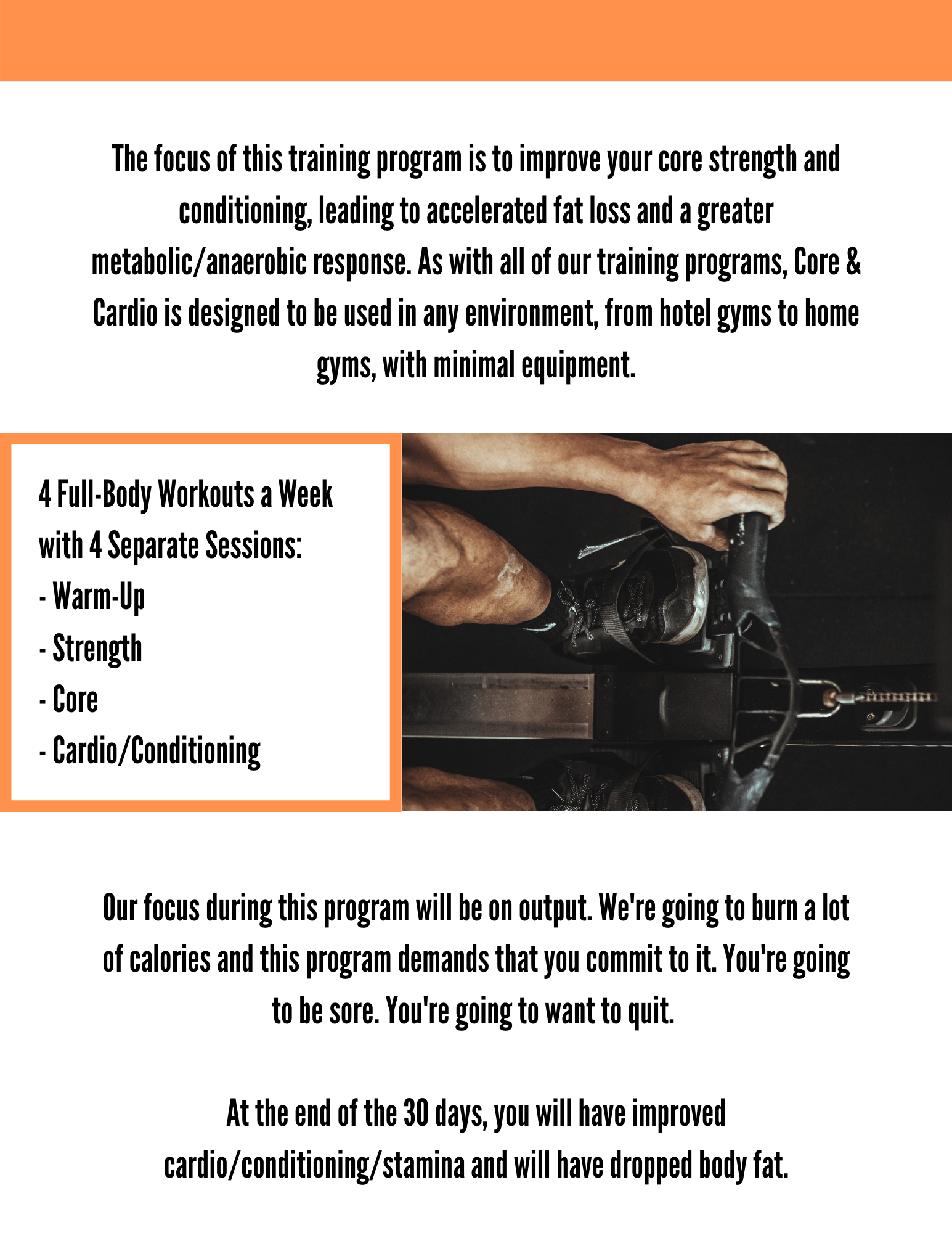 Core & Cardio: 30-Day Fat Loss Workout Plan - Fittest Travel