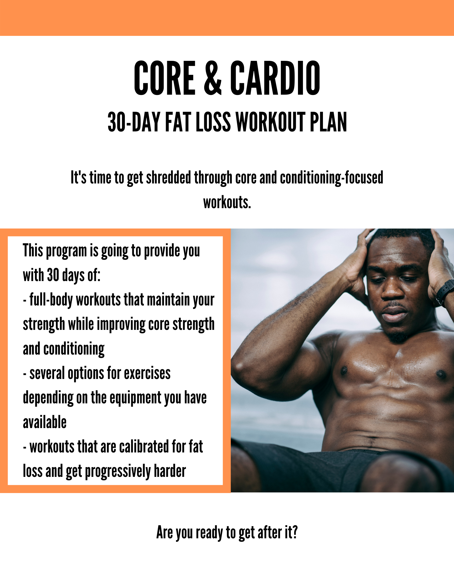 Core & Cardio: 30-Day Fat Loss Workout Plan - Fittest Travel