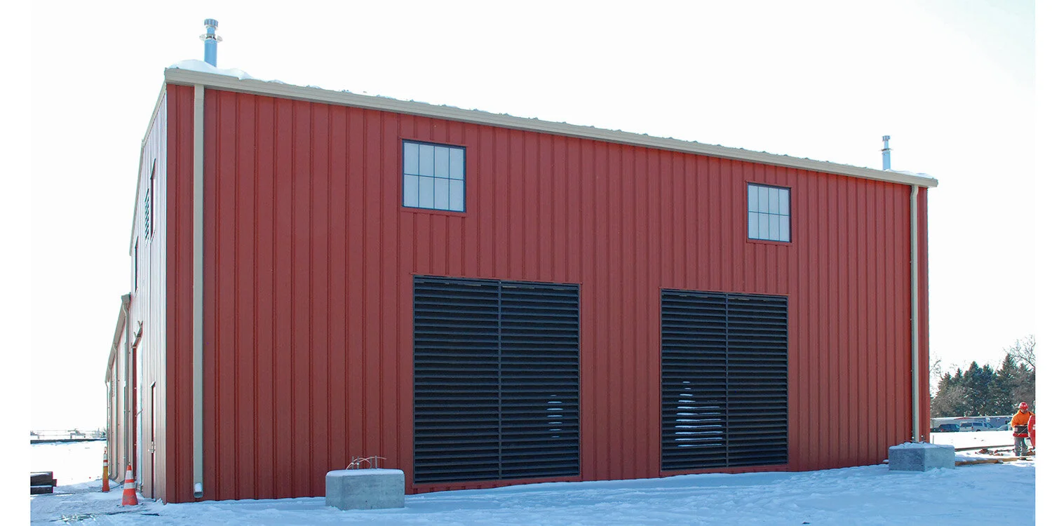 DePere WWTP - Waste Water Treatment Steel Building — Redhawk Metal ...