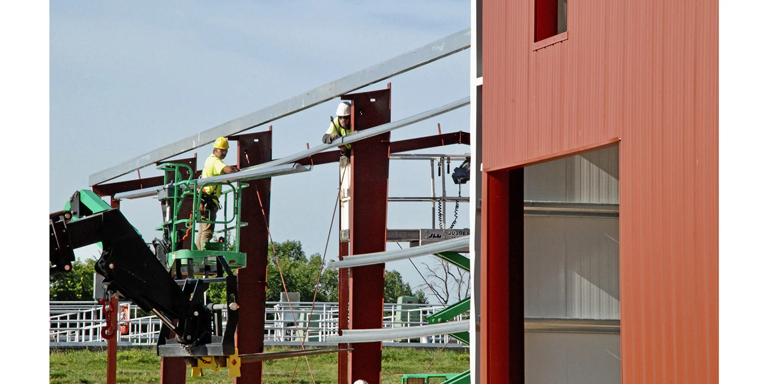 DePere WWTP - Waste Water Treatment Steel Building — Redhawk Metal ...