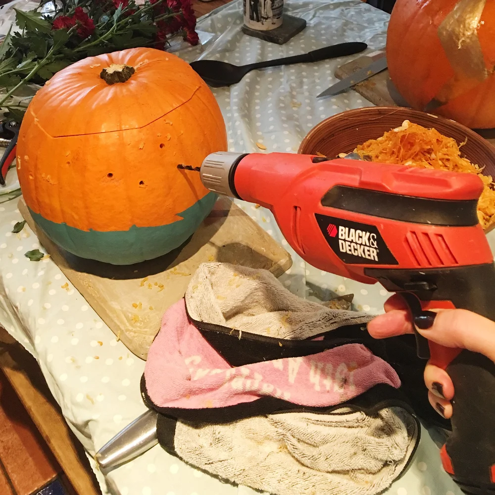 Create Stylish Halloween Decor With Painted & Pimped Up Pumpkins ...