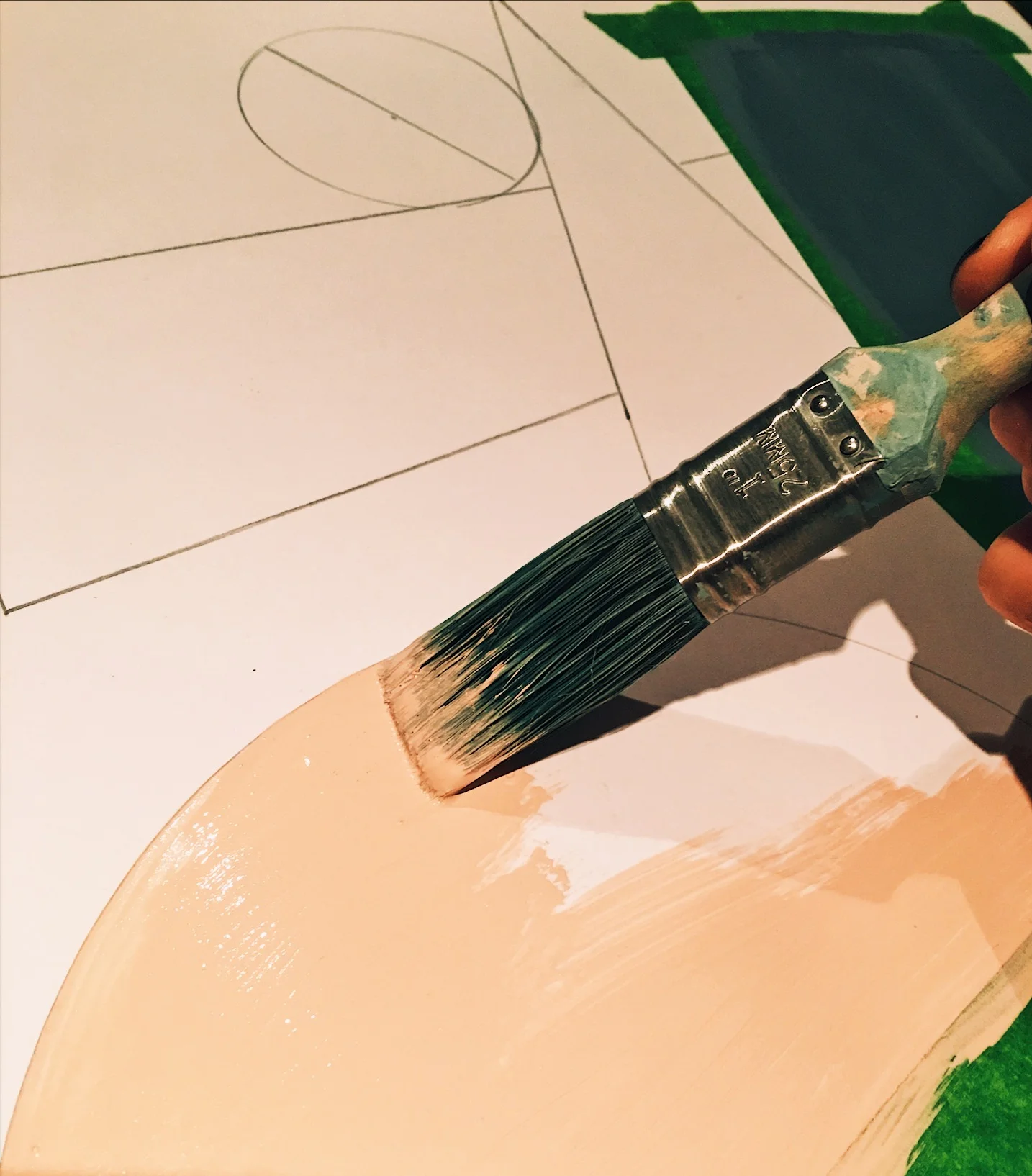 Make Geometric Artwork That Matches Your Decor With Tester Paint Pots ...