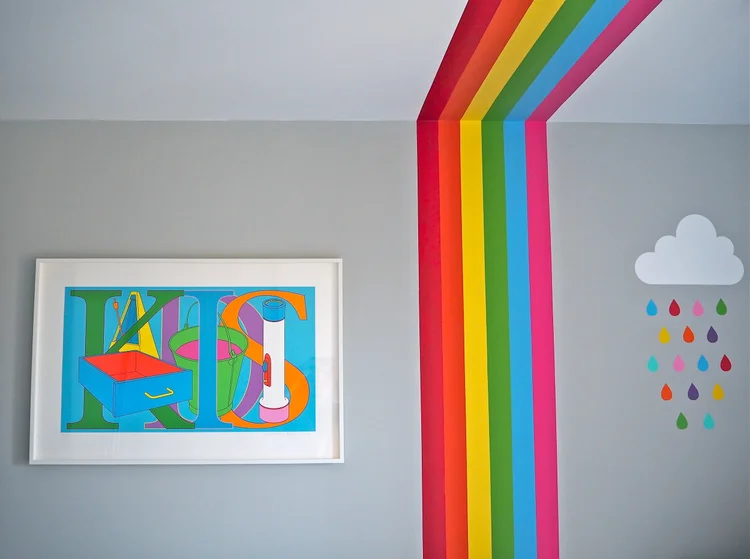 How to DIY a Rainbow Mural — MELANIE LISSACK INTERIORS