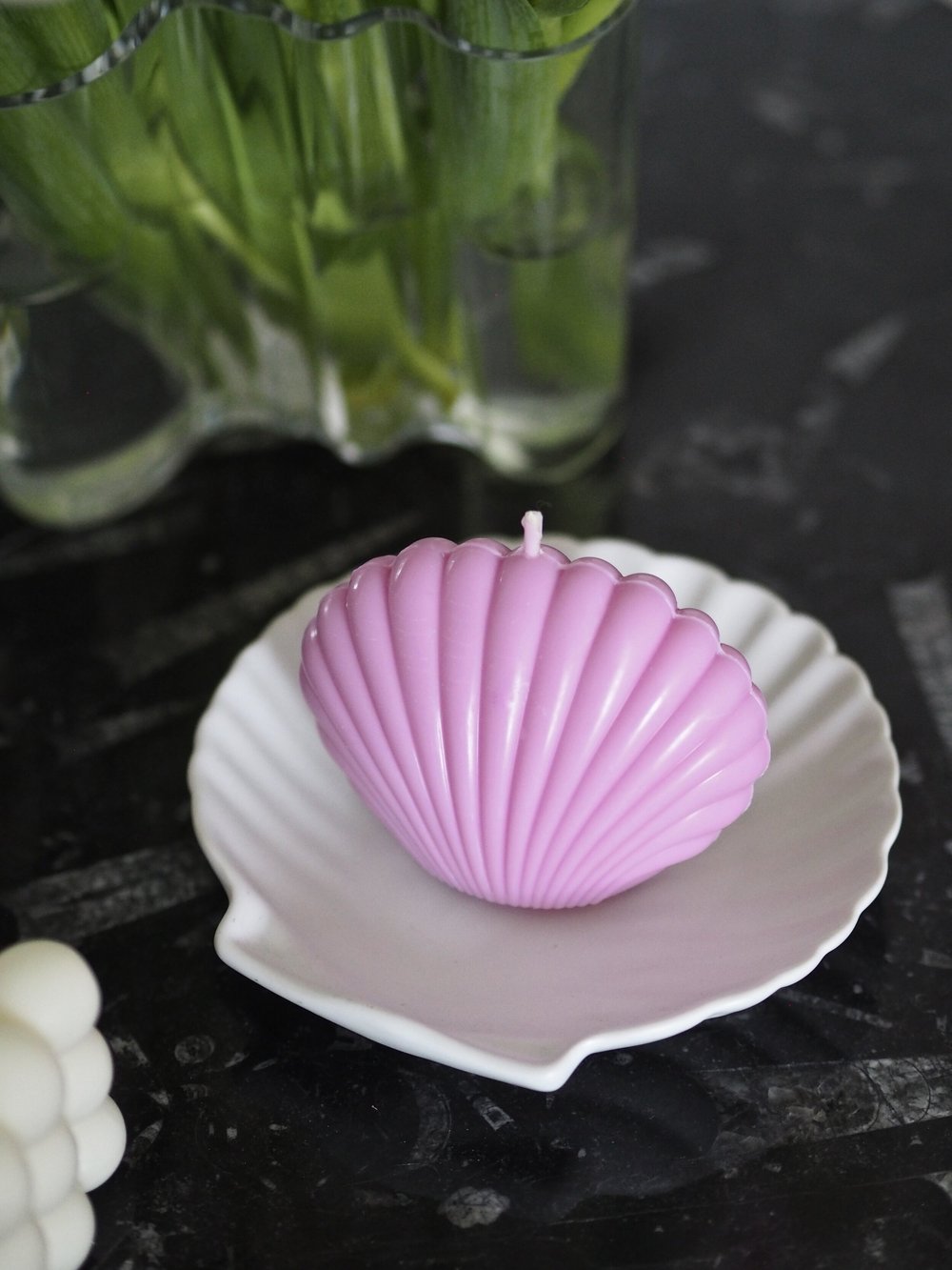 How To Make On-Trend Bubble And Shell Soy Wax Candles — MELANIE LISSACK ...