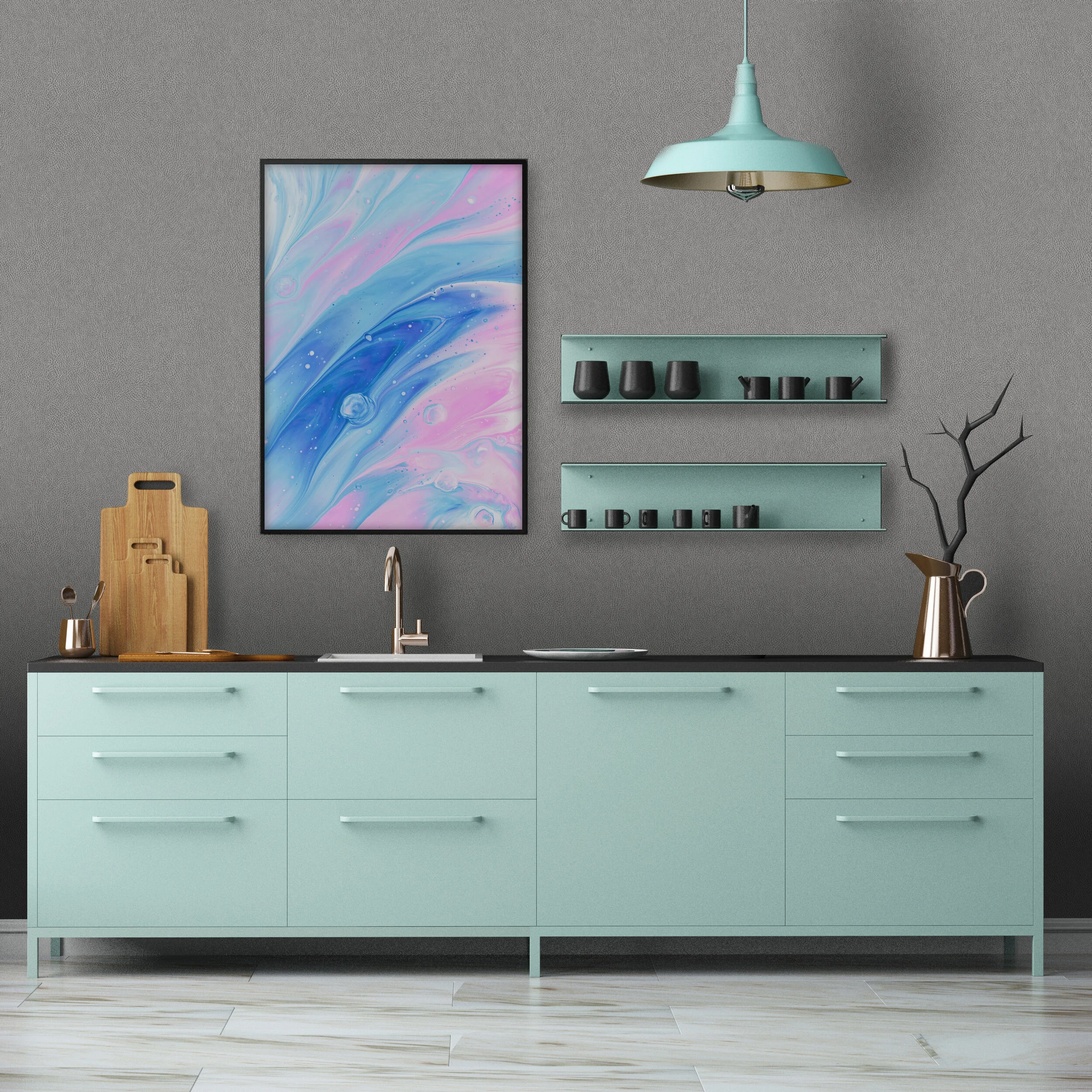 Floating TV Sideboard IKEA Hack With Cover Styl' — MELANIE LISSACK ...