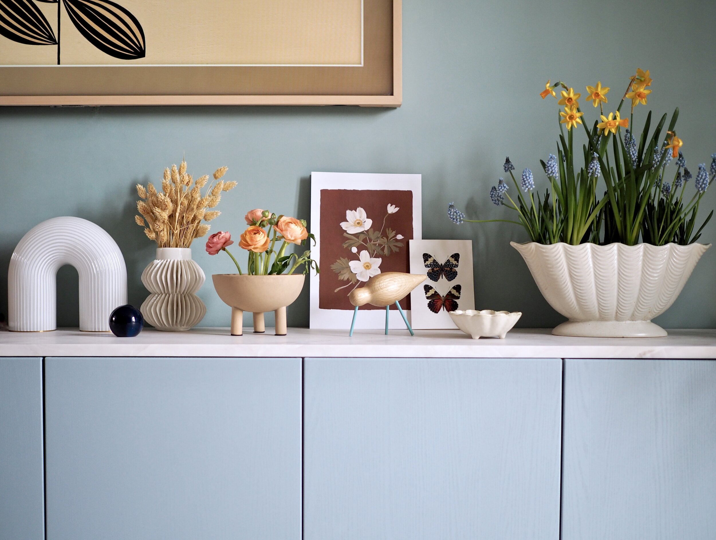 Floating TV Sideboard IKEA Hack With Cover Styl' — MELANIE LISSACK ...