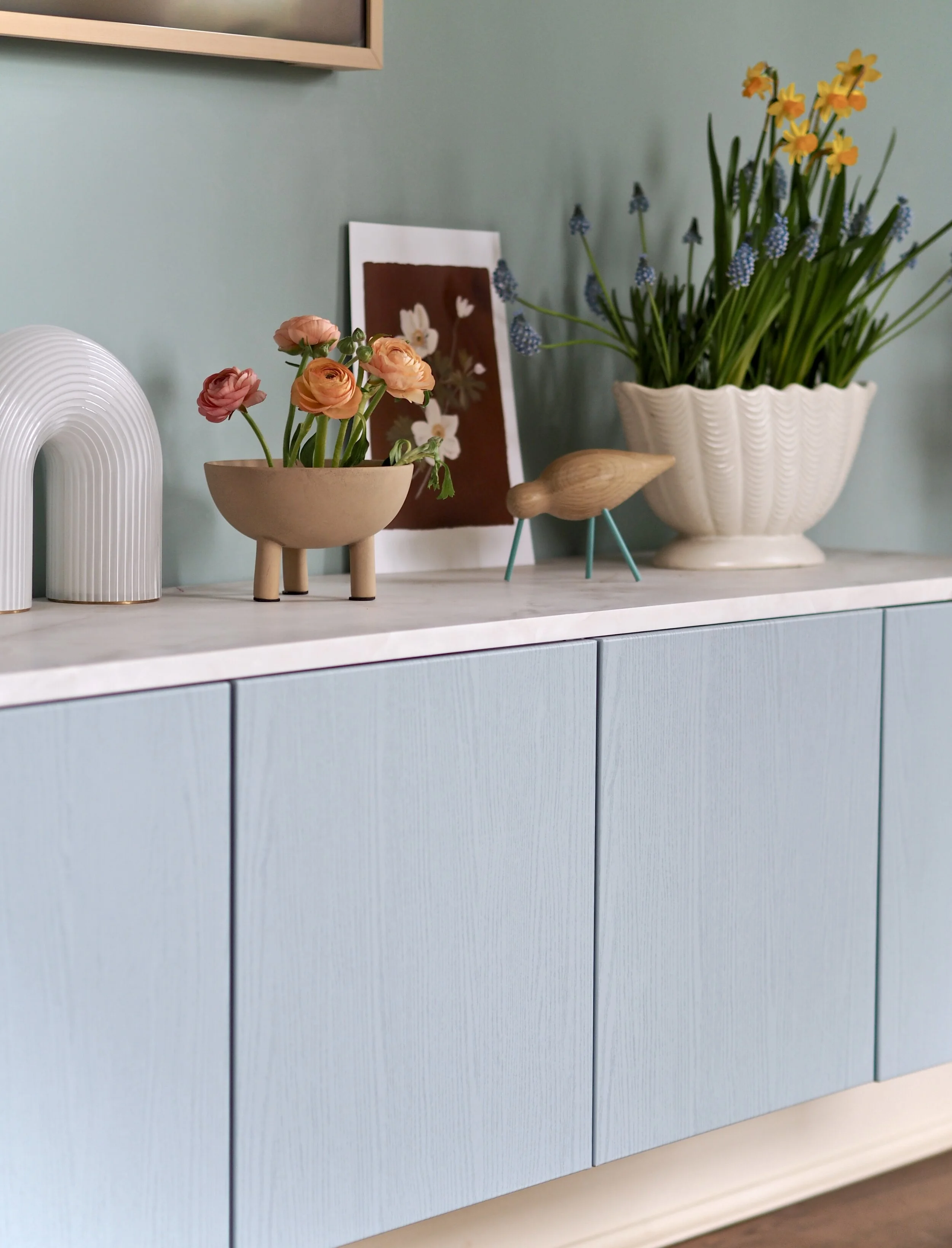 Floating TV Sideboard IKEA Hack With Cover Styl' — MELANIE LISSACK ...