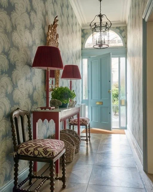 Blue Hallway Ideas And Inspiration — MELANIE LISSACK INTERIORS