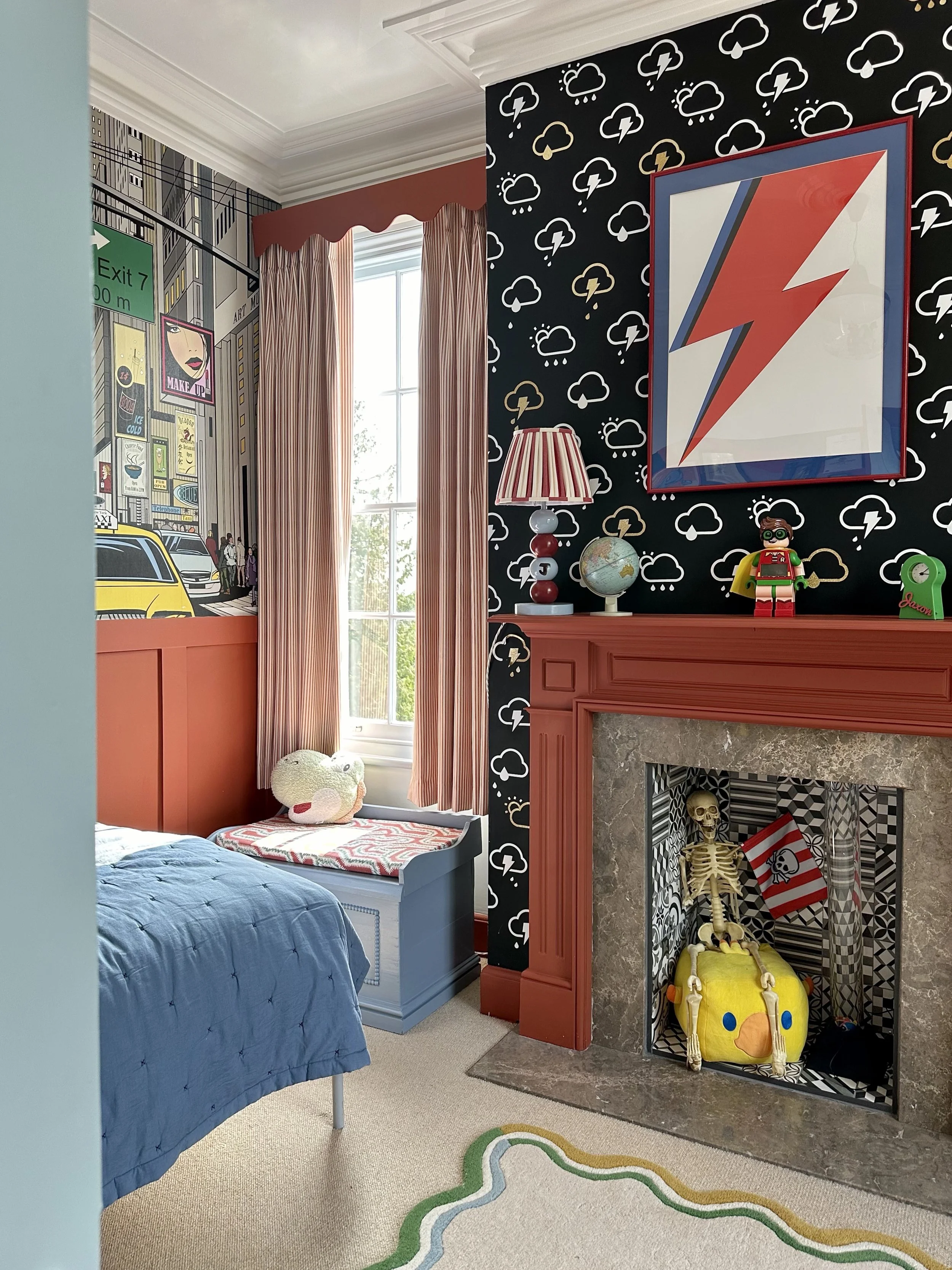 Get Creative: DIY Wavy-Edged Window Pelmet For A Kids’ Bedroom ...