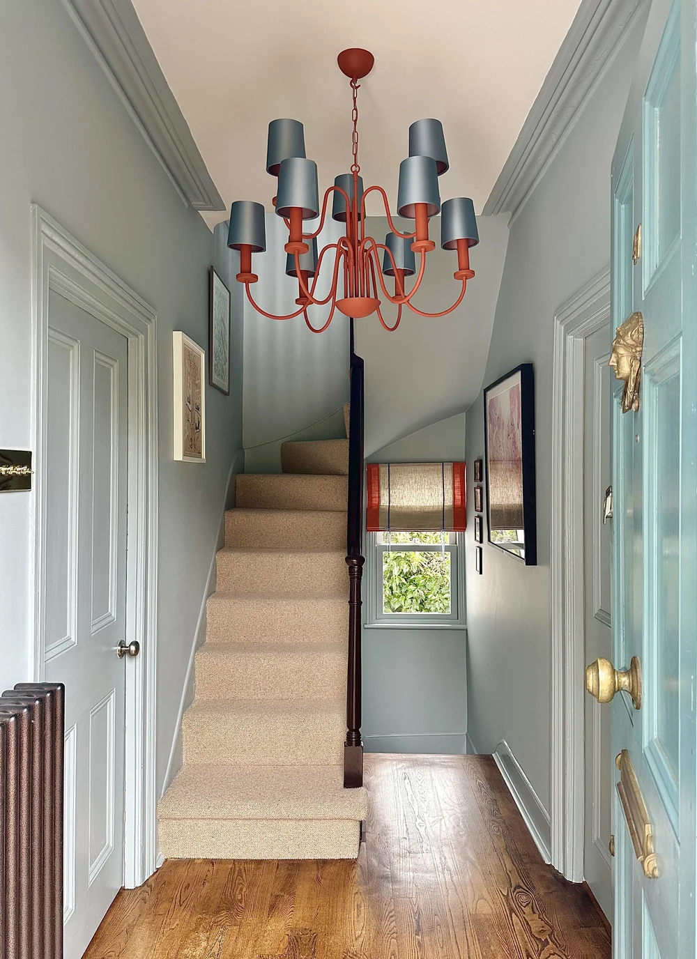 Blue Hallway Makeover: How I Chose the Perfect Blue Paint Colour ...