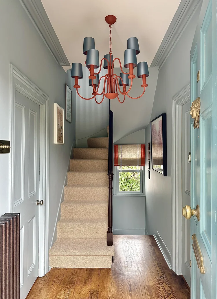 Blue Hallway Makeover: How I Chose the Perfect Blue Paint Colour ...