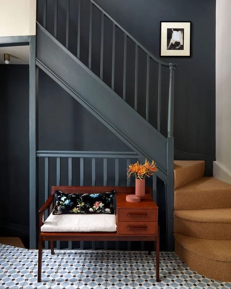 Blue Hallway Ideas And Inspiration — MELANIE LISSACK INTERIORS