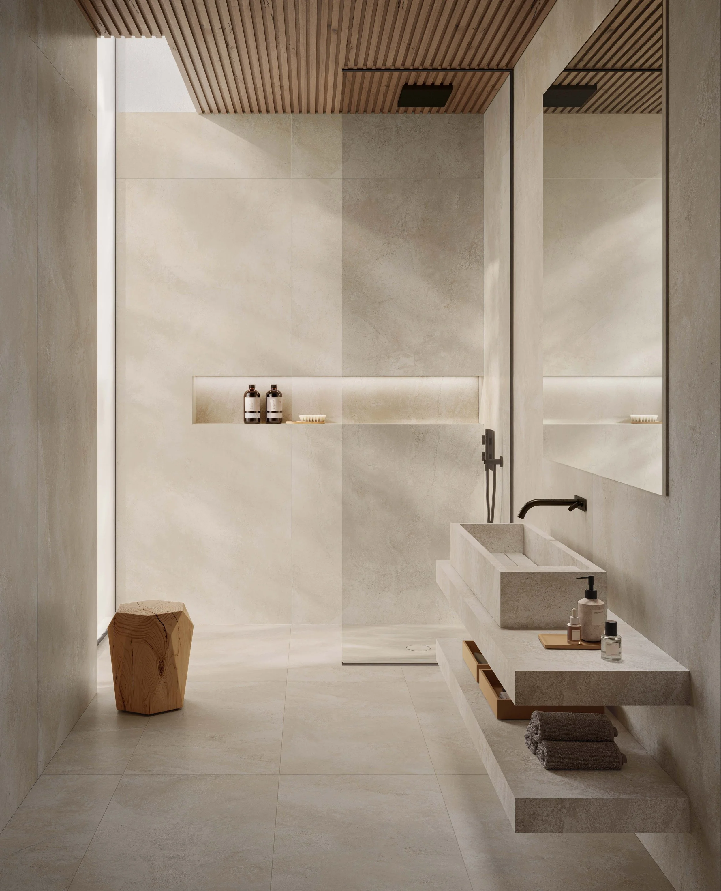 Create A Warm Home Aesthetic With These Timeless Bathroom Tile Ideas ...